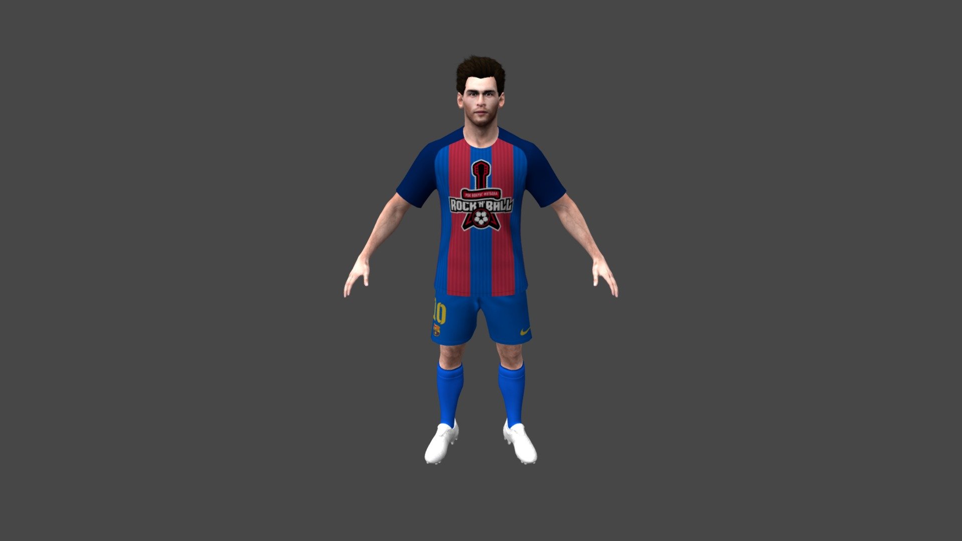Messi - 3D model by ARLEAP (@starcatcherspb) [0844456] - Sketchfab