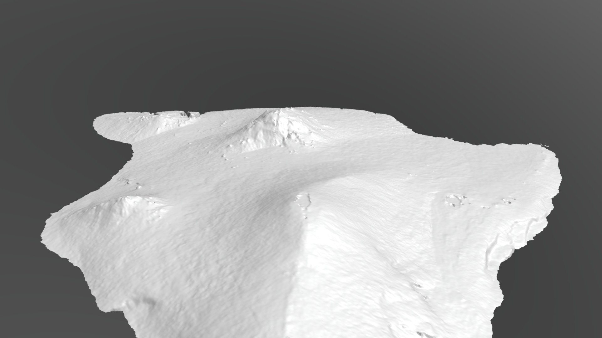 Island of Hawai'i (Shield Volcanos - multiple) - Download Free 3D model ...