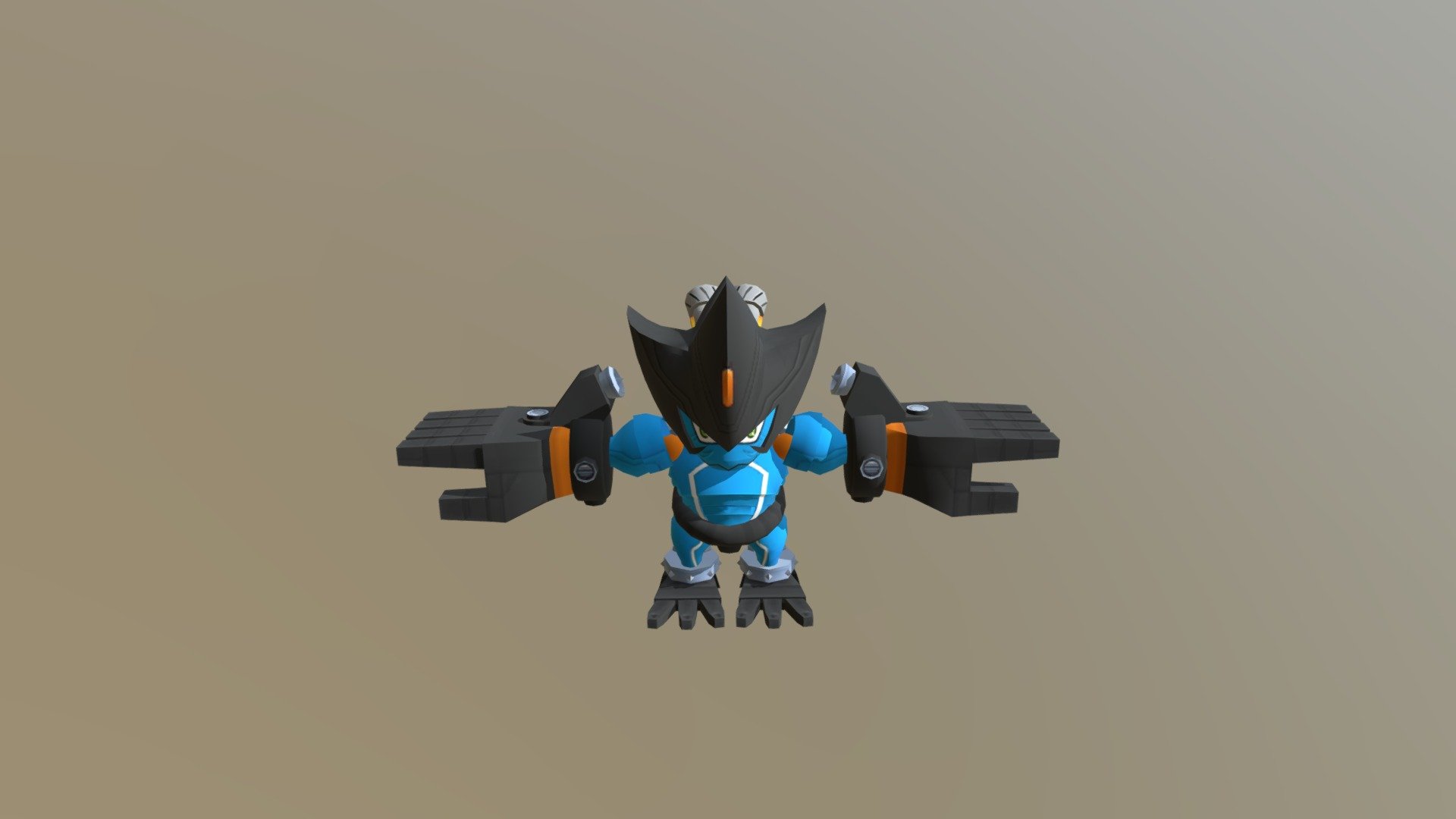 Digimon universe:Applimonster Dosukomon - Download Free 3D model by ...