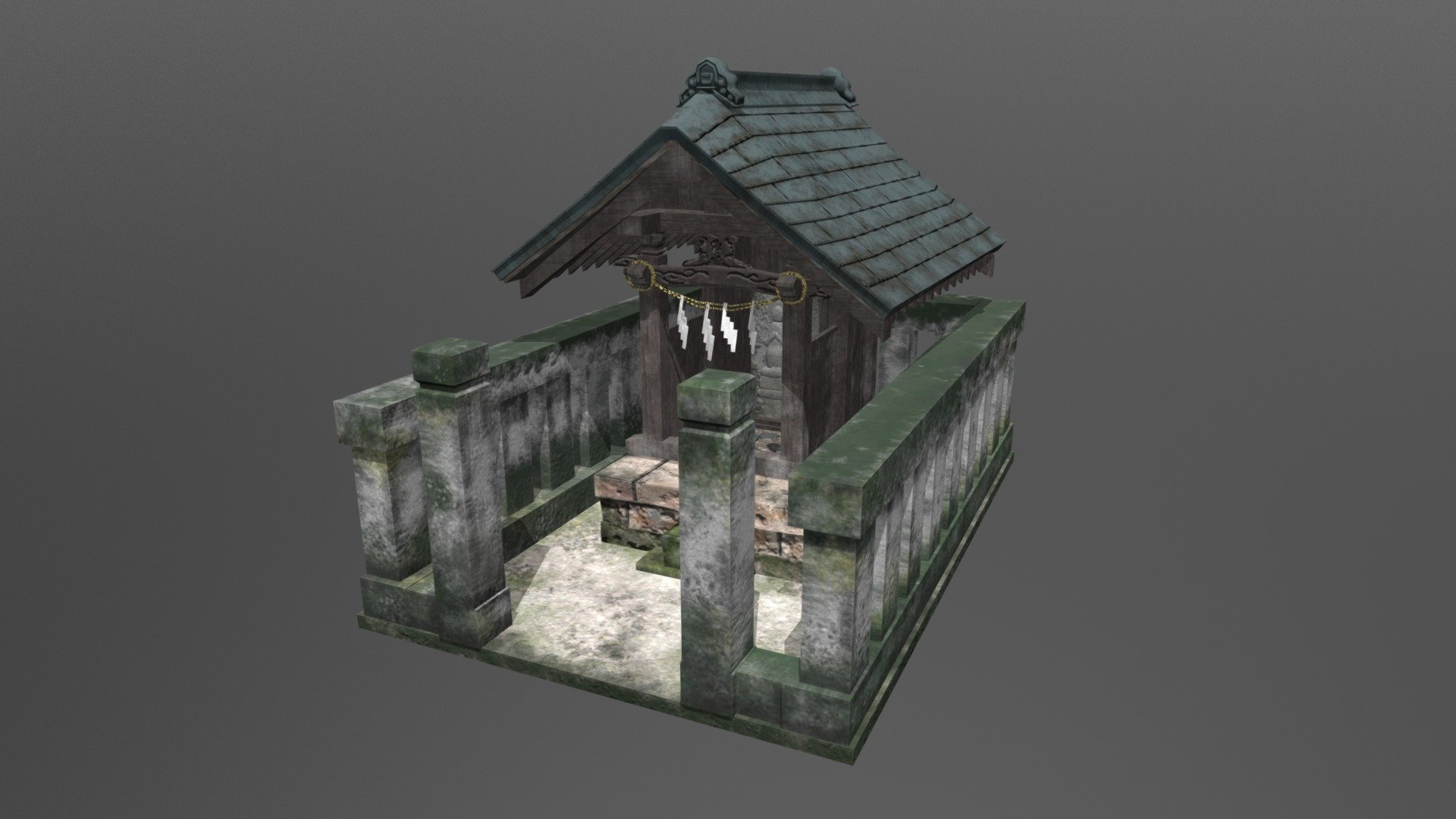 jinja_hokora - 3D model by ayakon [084692f] - Sketchfab