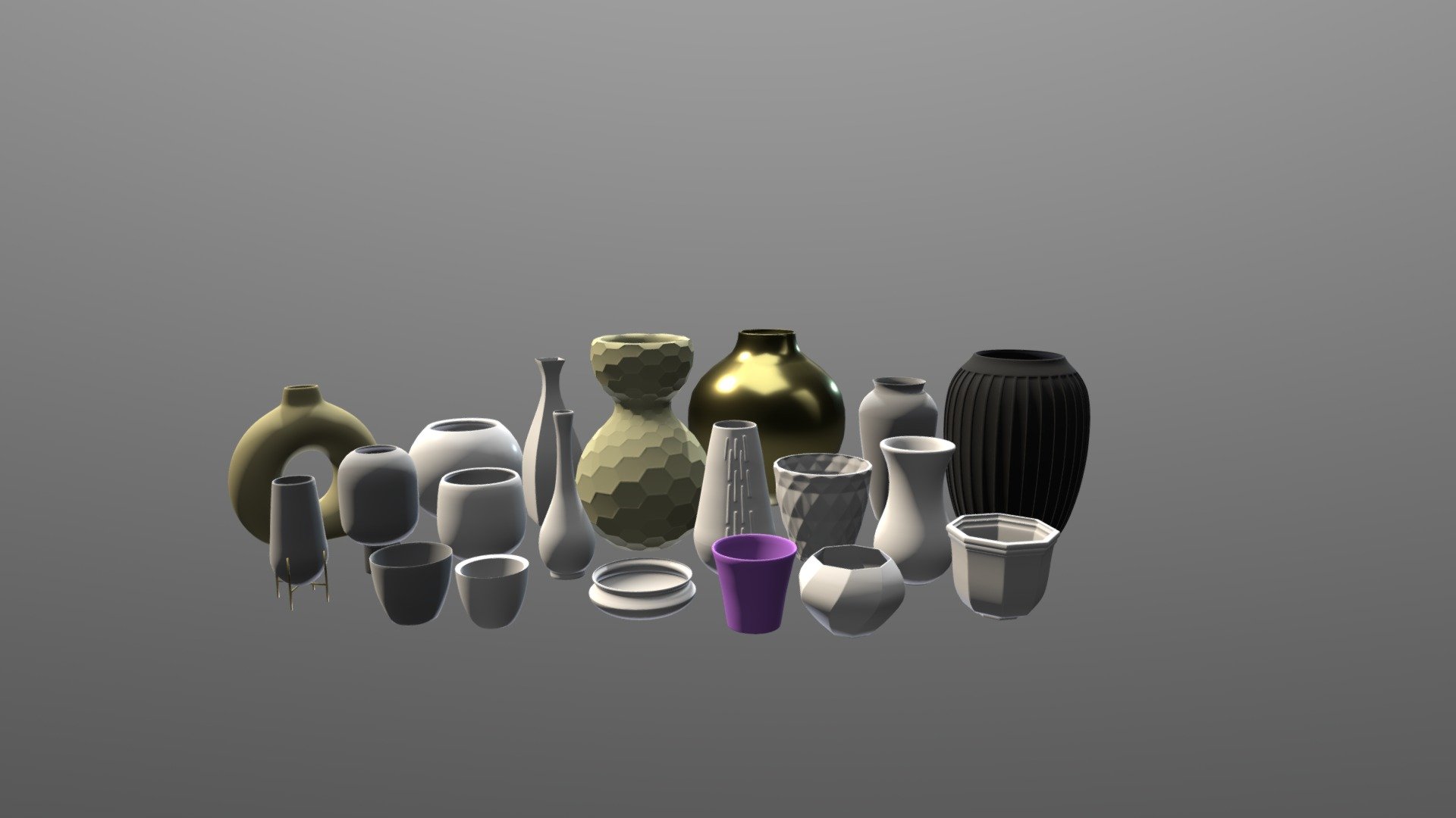 20 Vase Model Package - 3D model by Kiwilisches [0847548] - Sketchfab