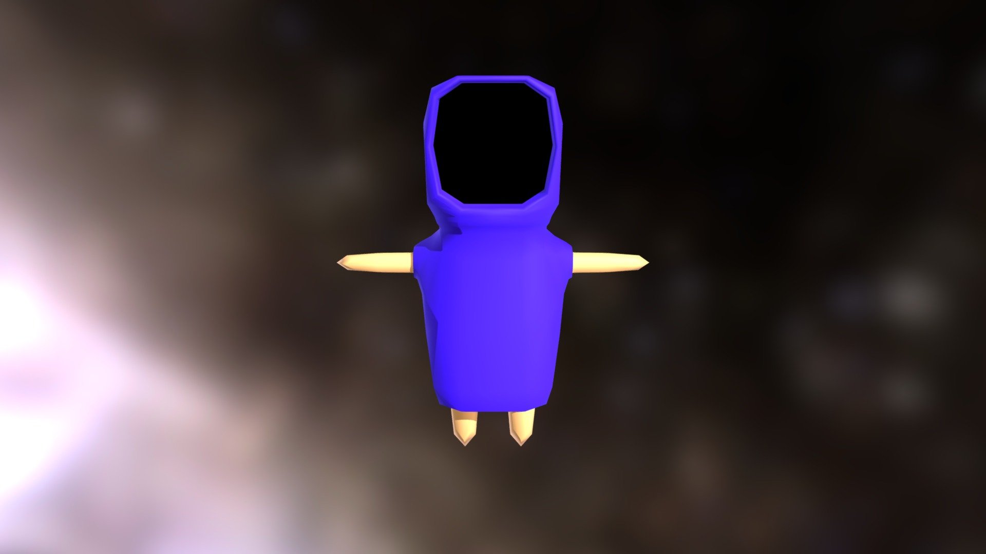 Wizard in a blue robe - Download Free 3D model by pedrohmm123 [0848148 ...