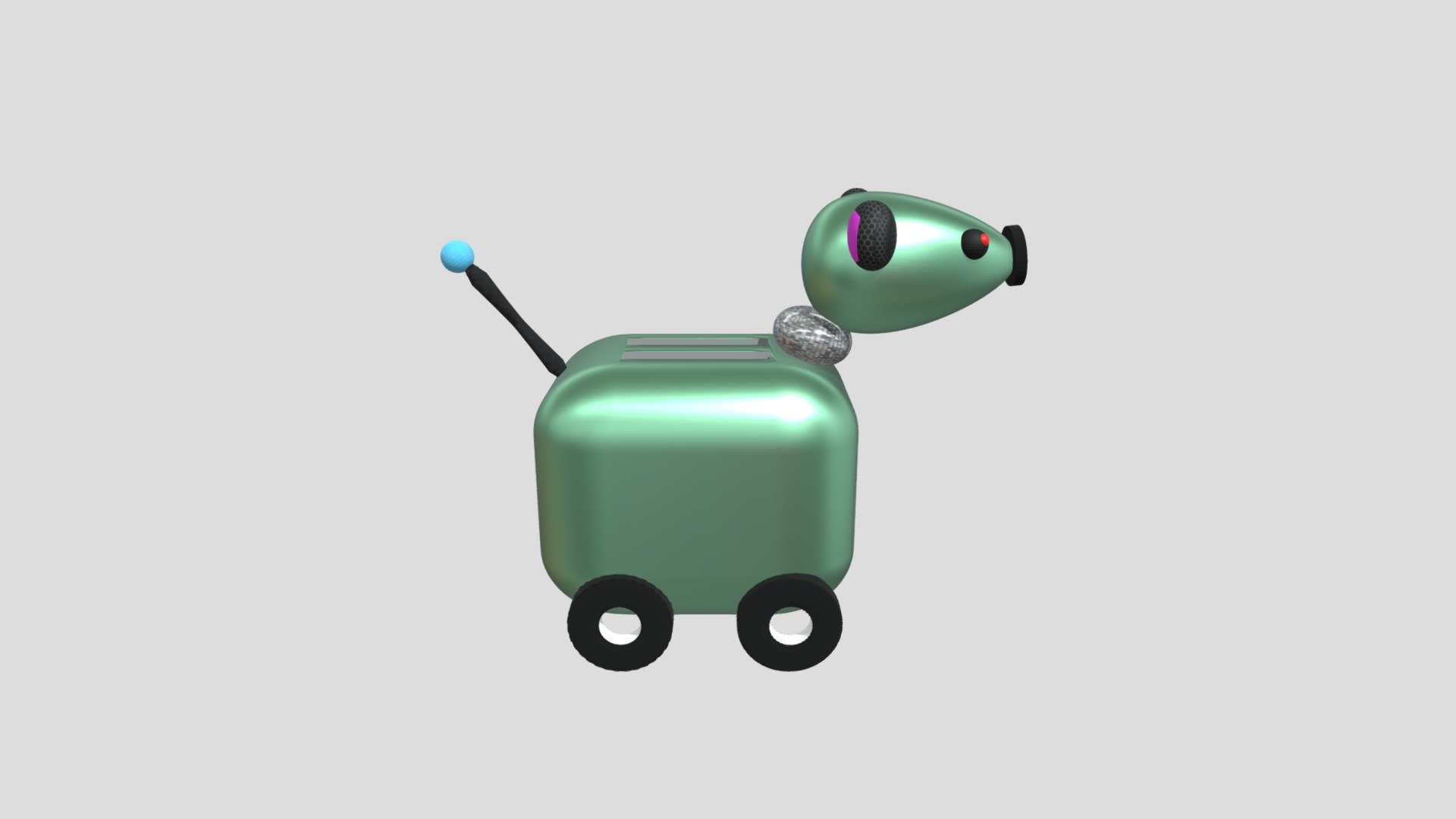 Toaster Dog - Download Free 3D model by vanellascent [0848a02] - Sketchfab