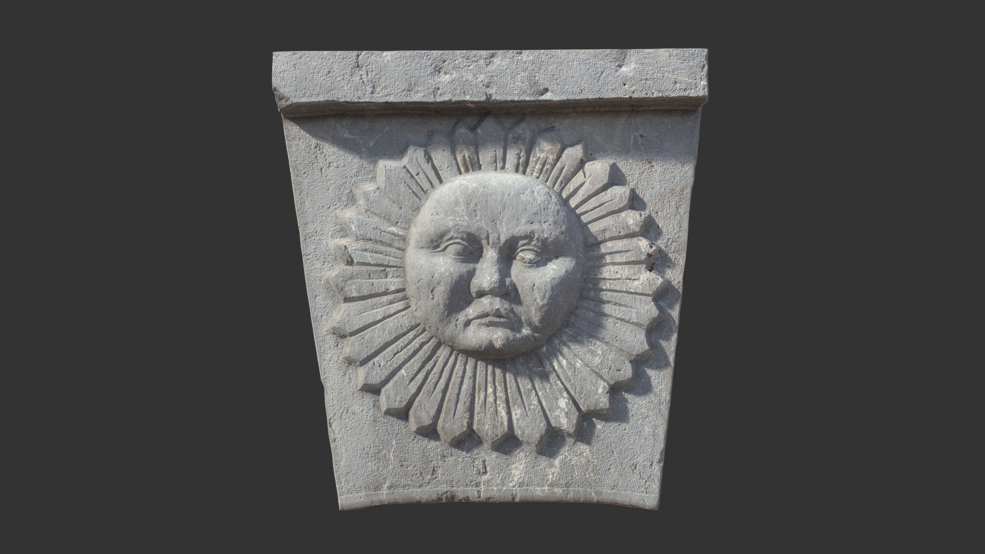 Sol tallado en piedra - 3D model by Joan Gual (@joangual) [084b0c8 ...