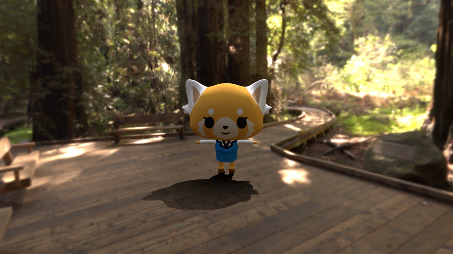 Red Panda Retsuko - 3D model by stibaer [084d19c] - Sketchfab
