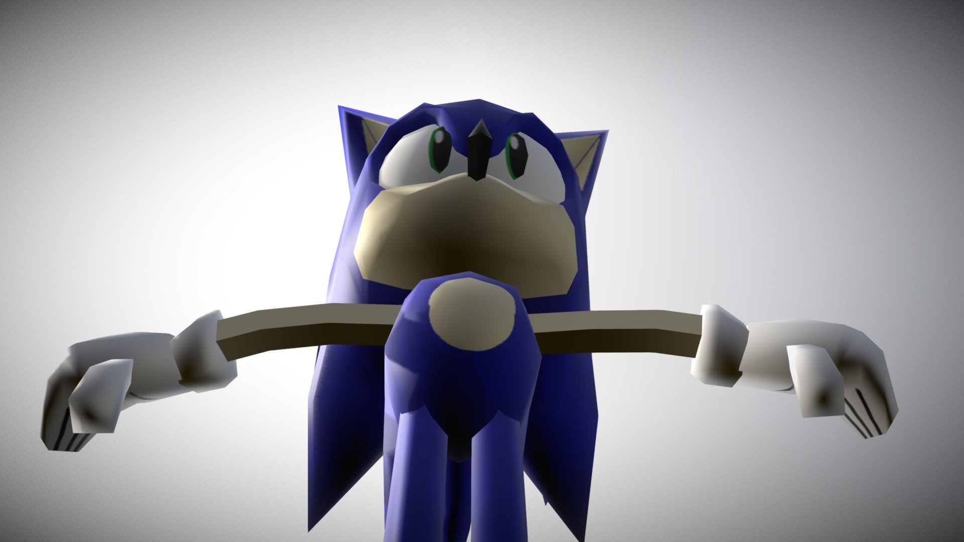 Sonic Model - 3D model by J.M (@Couch) [084e15e] - Sketchfab