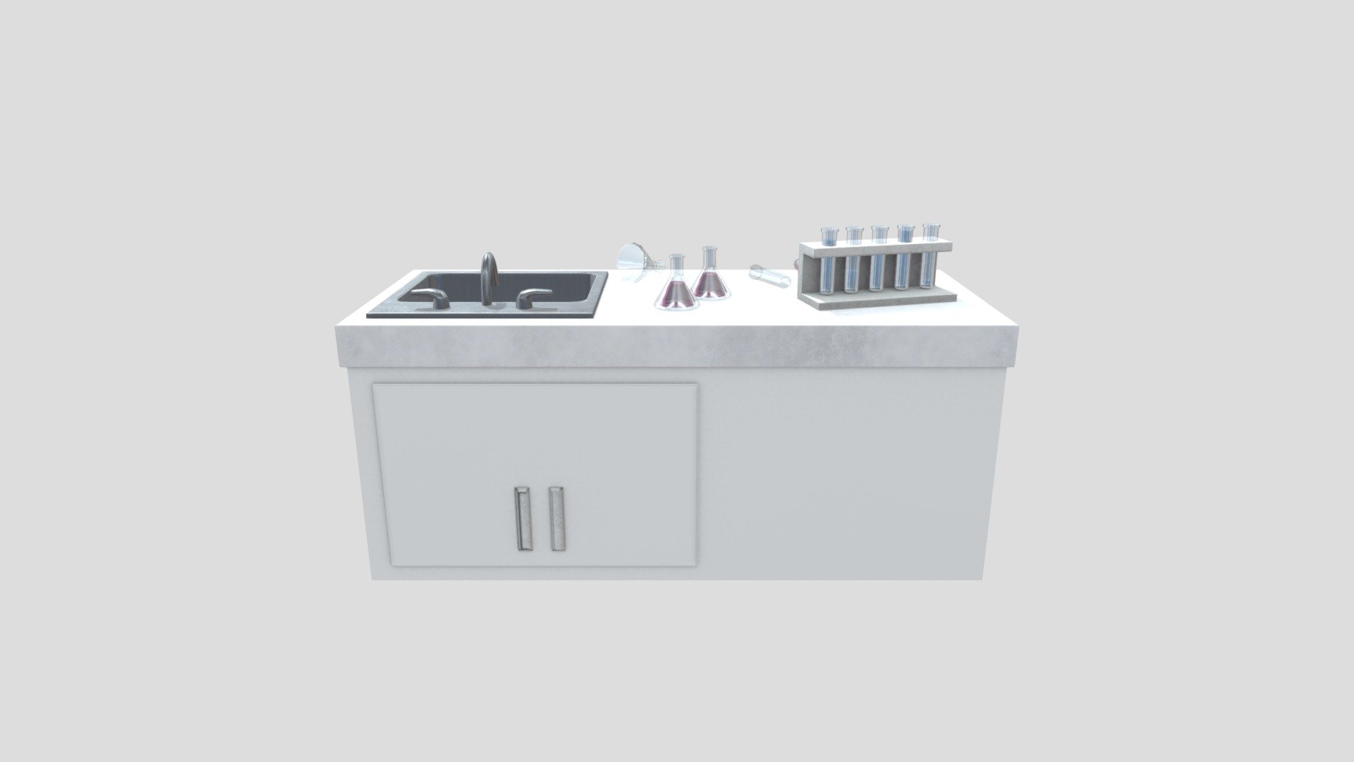 Laboratory Counter - 3D model by Alex (@RadioPNG) [08502cc] - Sketchfab