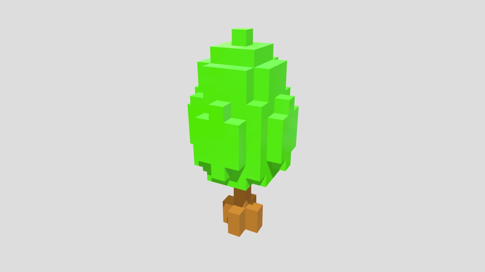 Voxel Tree - Download Free 3D model by OZU (@ozukawa) [0853842] - Sketchfab