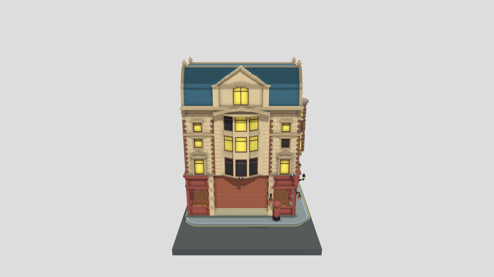 Kings Row Building voxel [Overwatch] - 3D model by Grogon [0856e80 ...