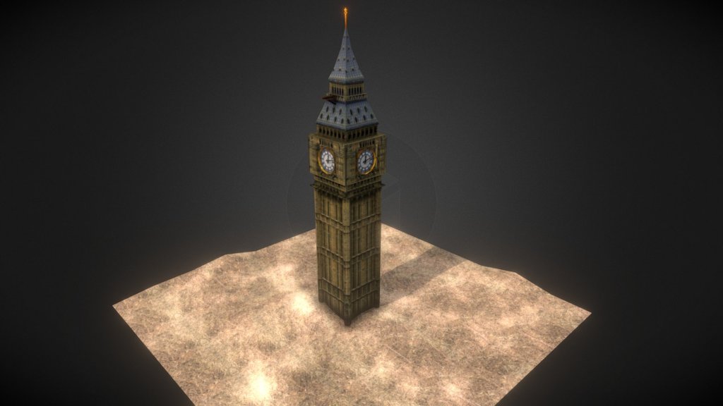 Big Ben (Elizabeth Tower) - Download Free 3D model by mysteriouspeter ...