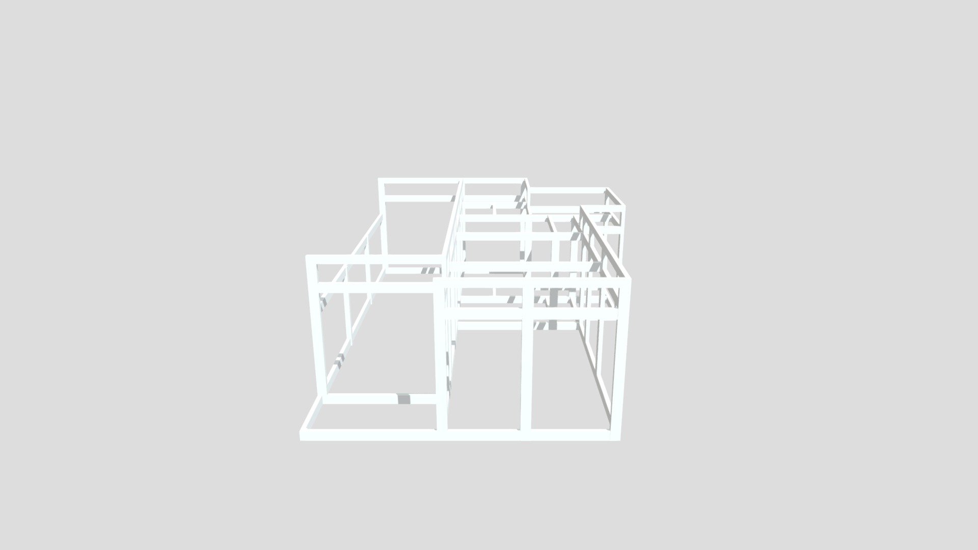 3d - Estrutura - 3D model by ROGERIO_AP [0859fe3] - Sketchfab