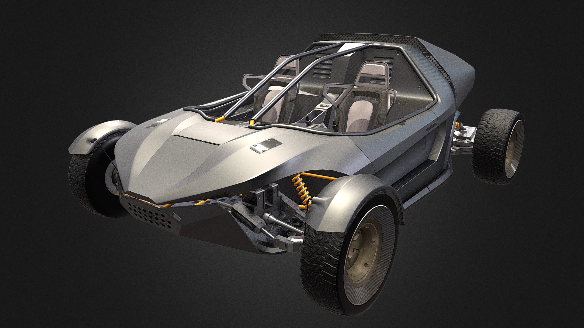 Sci - Fi Buggy - Download Free 3D model by TiyaMakes [085bd97] - Sketchfab