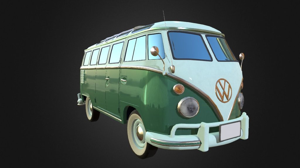 Vw_Van - 3D model by shawn.john [085c1e6] - Sketchfab