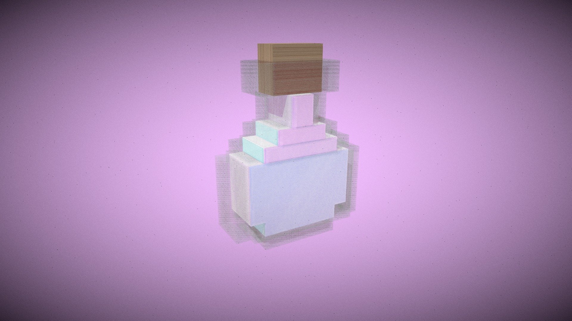 Minecraft Potion [textured] - by smakologg - Download Free 3D model by ...