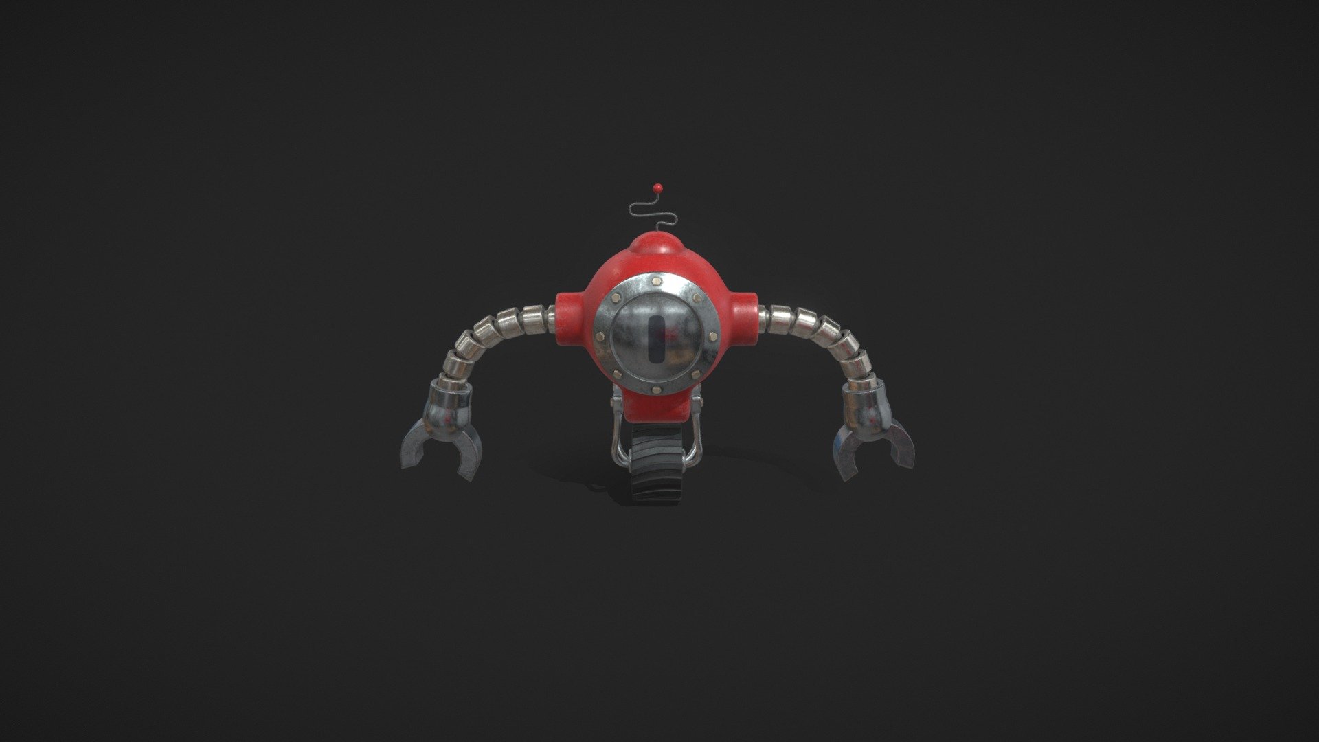 Stylized round robot? - 3D model by TheLuman [085f1b4] - Sketchfab