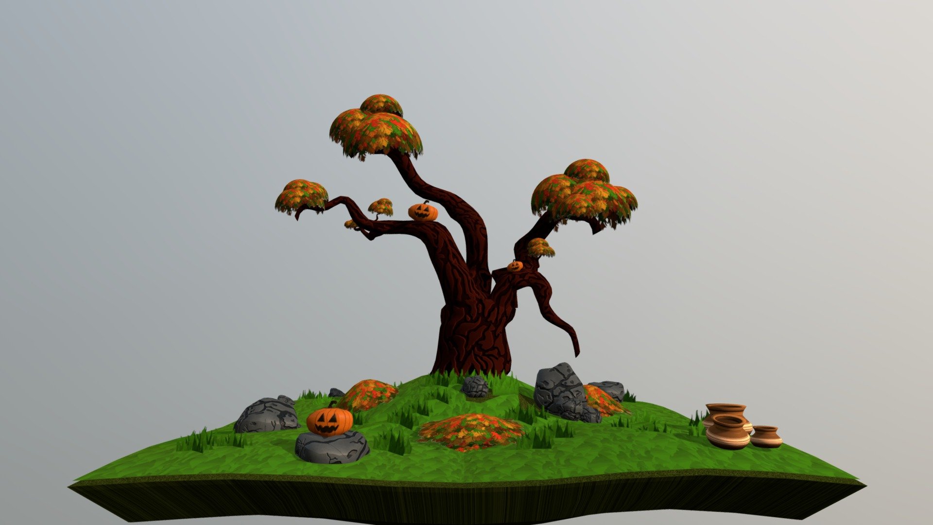Tree in Fall Season. - 3D model by Chanita.Xhu (@KokuNat) [086251b ...