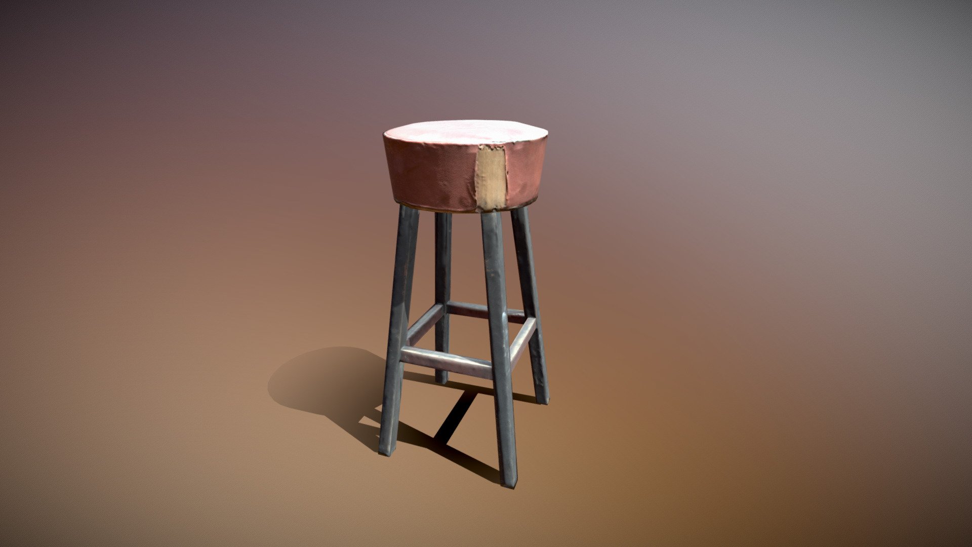 Bar Stool / 📷 🇱🇺 / Low Poly PBR - Buy Royalty Free 3D model by ACT ...