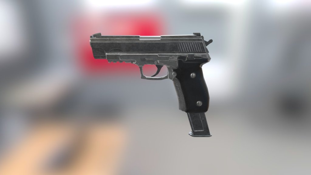 Sig Sauer P226 Custom (WIP_ - 3D model by Artalasky [0866c1a] - Sketchfab