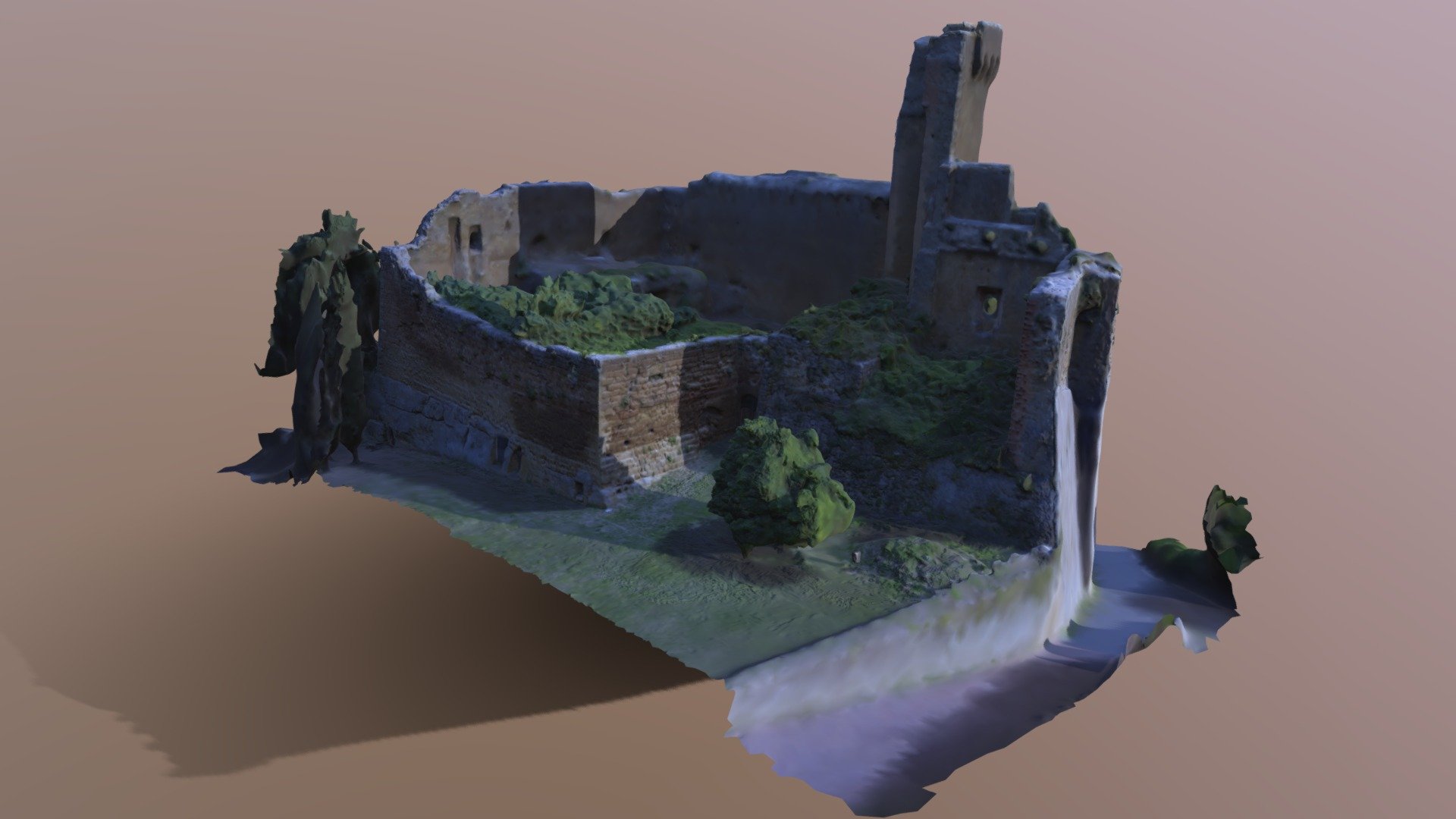 Rocca Aldobrandesca di Sovana - 3D model by Marzupini [0867a16] - Sketchfab