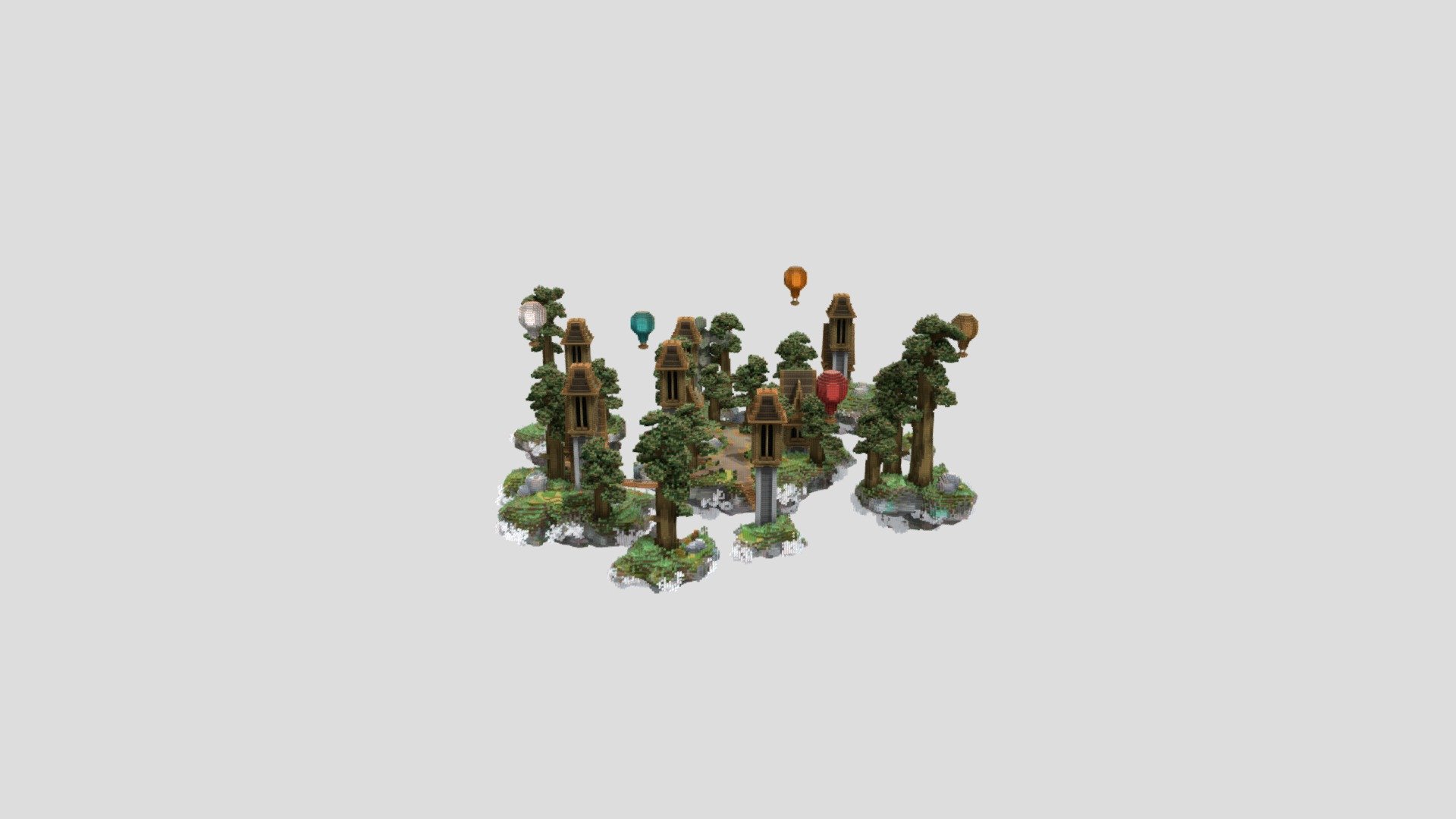 Giant Sky Forest - 3D model by wfloryy [0868183] - Sketchfab