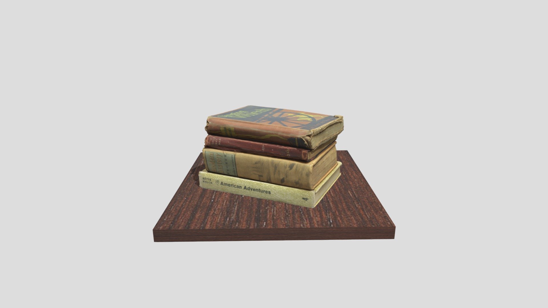 Stack Of Books - 3D model by VARDIS/Digital Scholarship in Museum ...