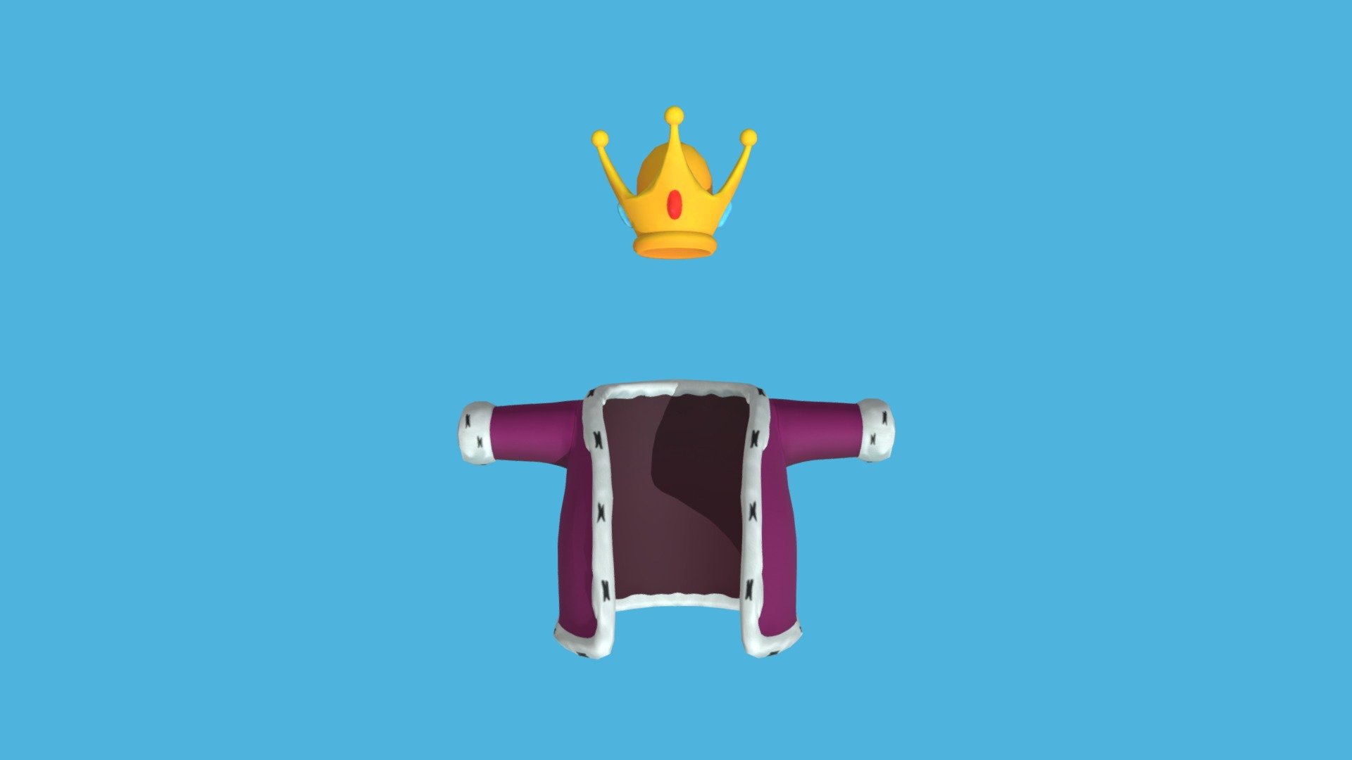 The Patrick Star Game - King Costume - Download Free 3D model by ...