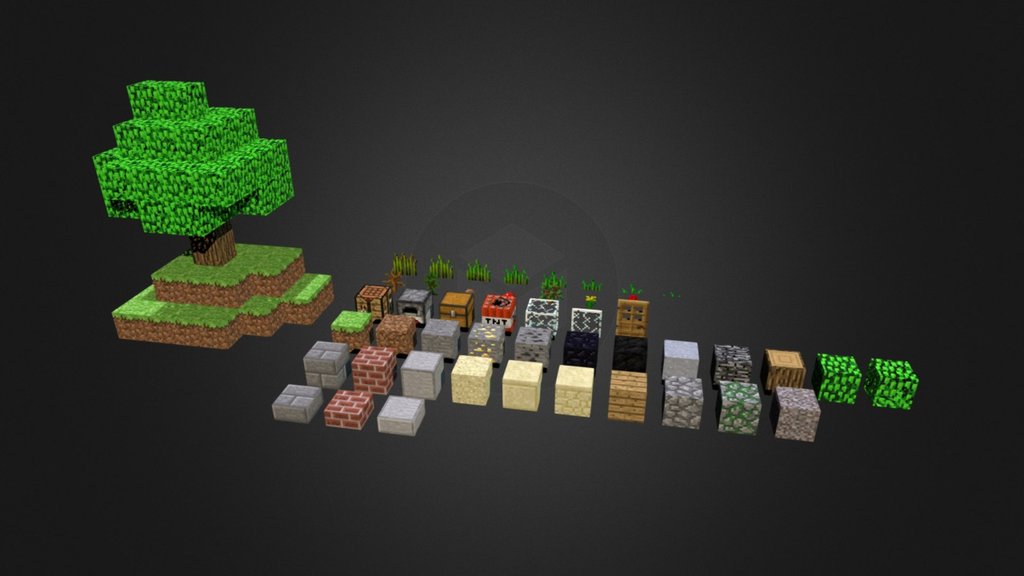 Minecraft Test - 3D model by Chrisjan Peterse (@chrisjanpeterse ...