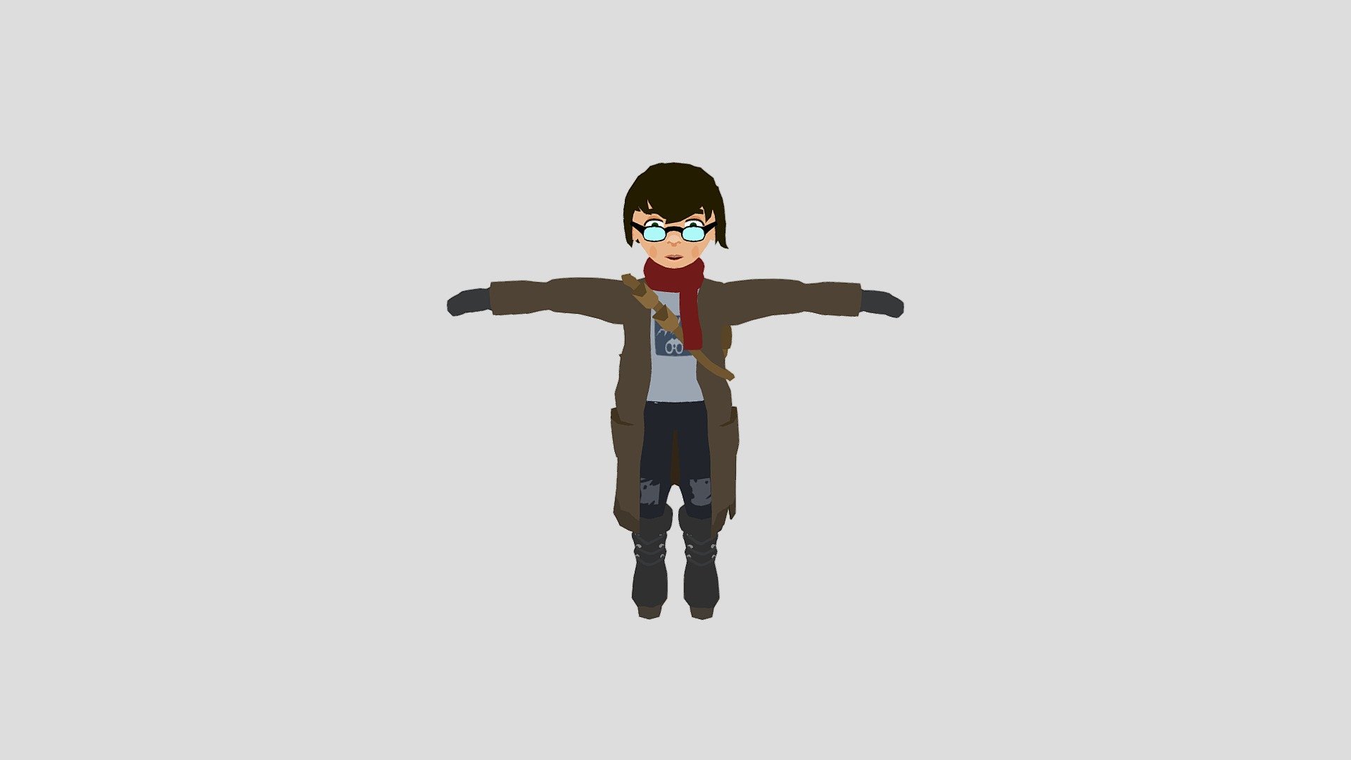 Traveling Researcher, Roki Art Style - 3D model by DerpieAsh [086e01c ...