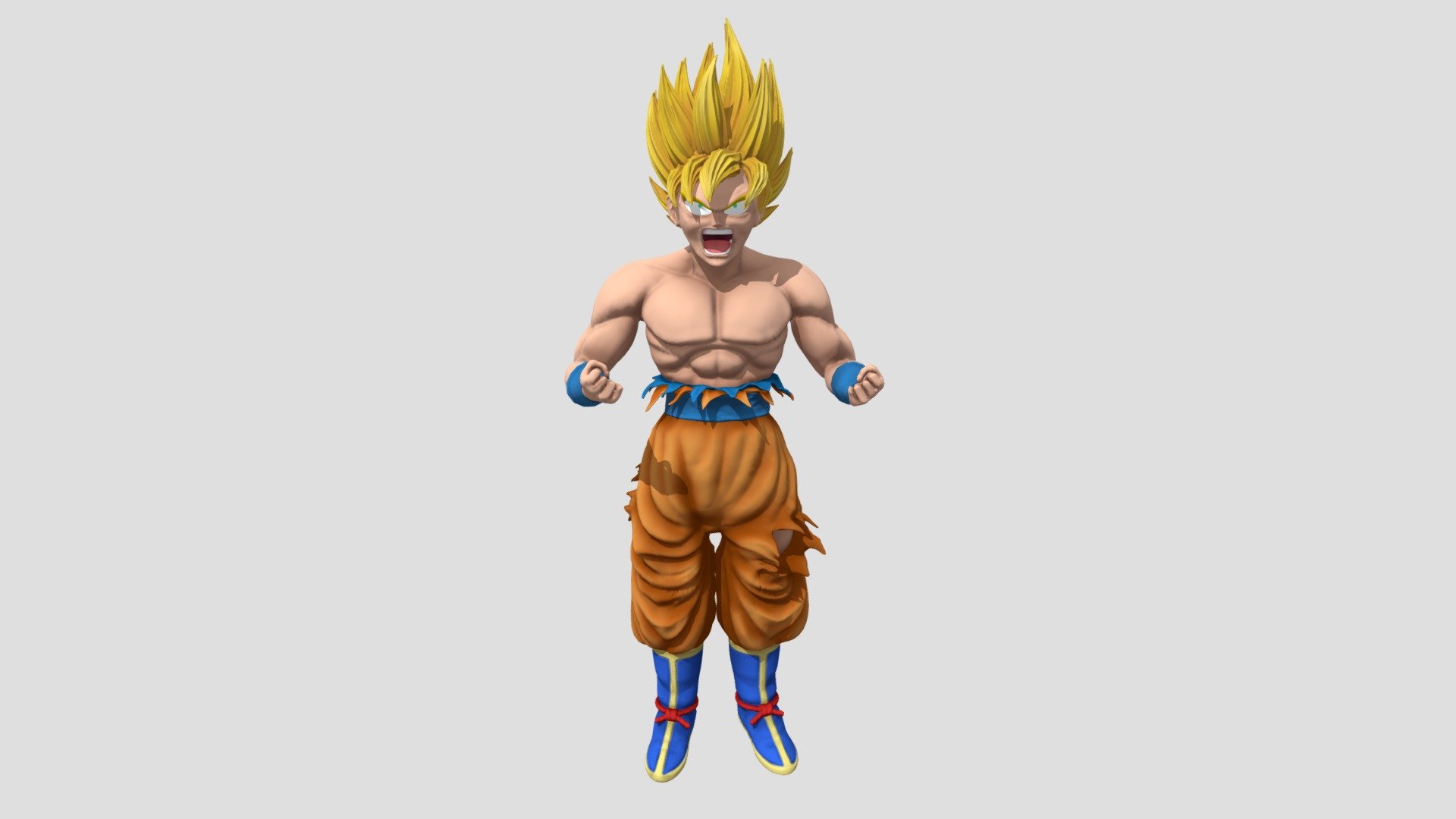 Goku - 3D model by Antoine.Delauney [086fb48] - Sketchfab