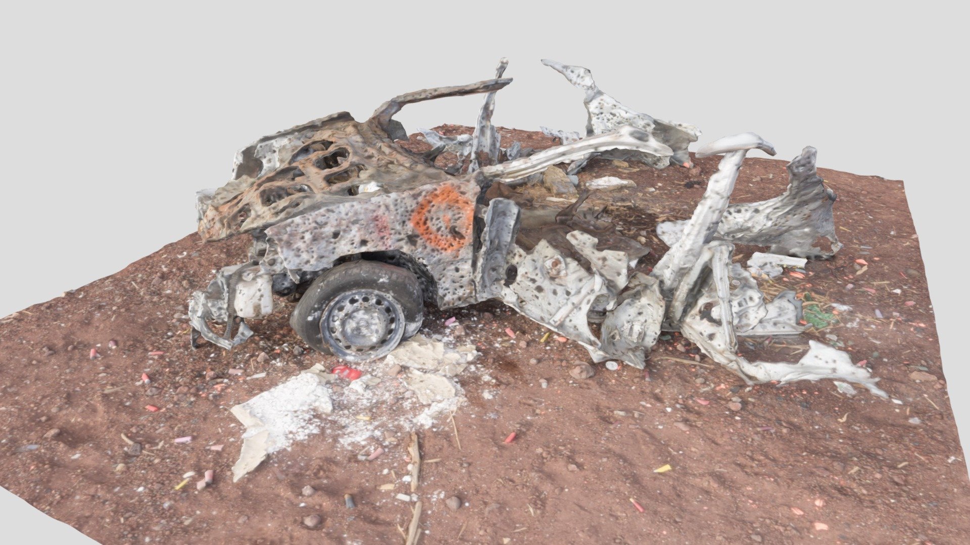 Shot Up Car - 3D model by Artstew In Motion (@artstewinmotion) [087173c ...