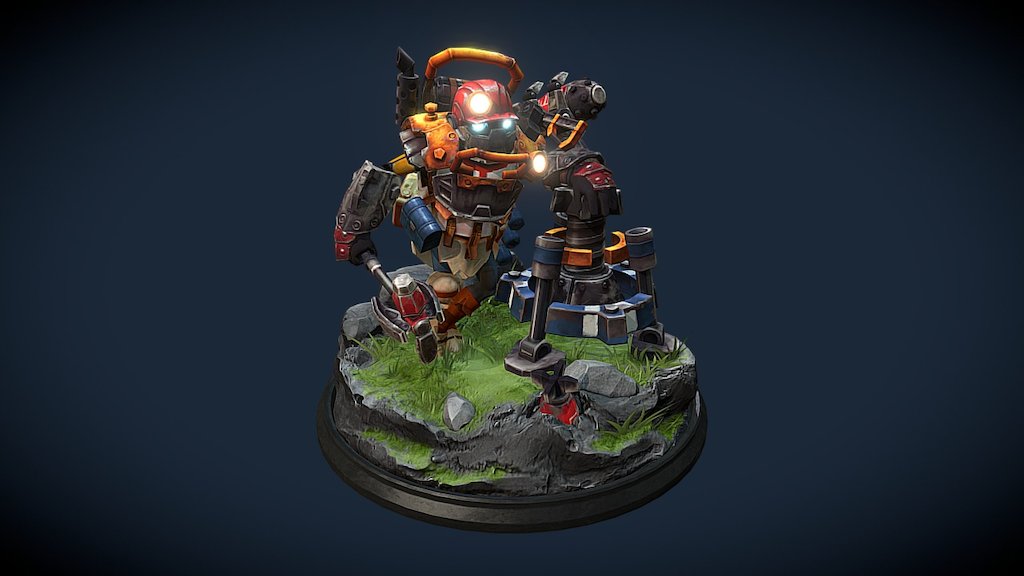 Clockwork Custom Set - The One Man Wrecking Crew - 3D model by der ...