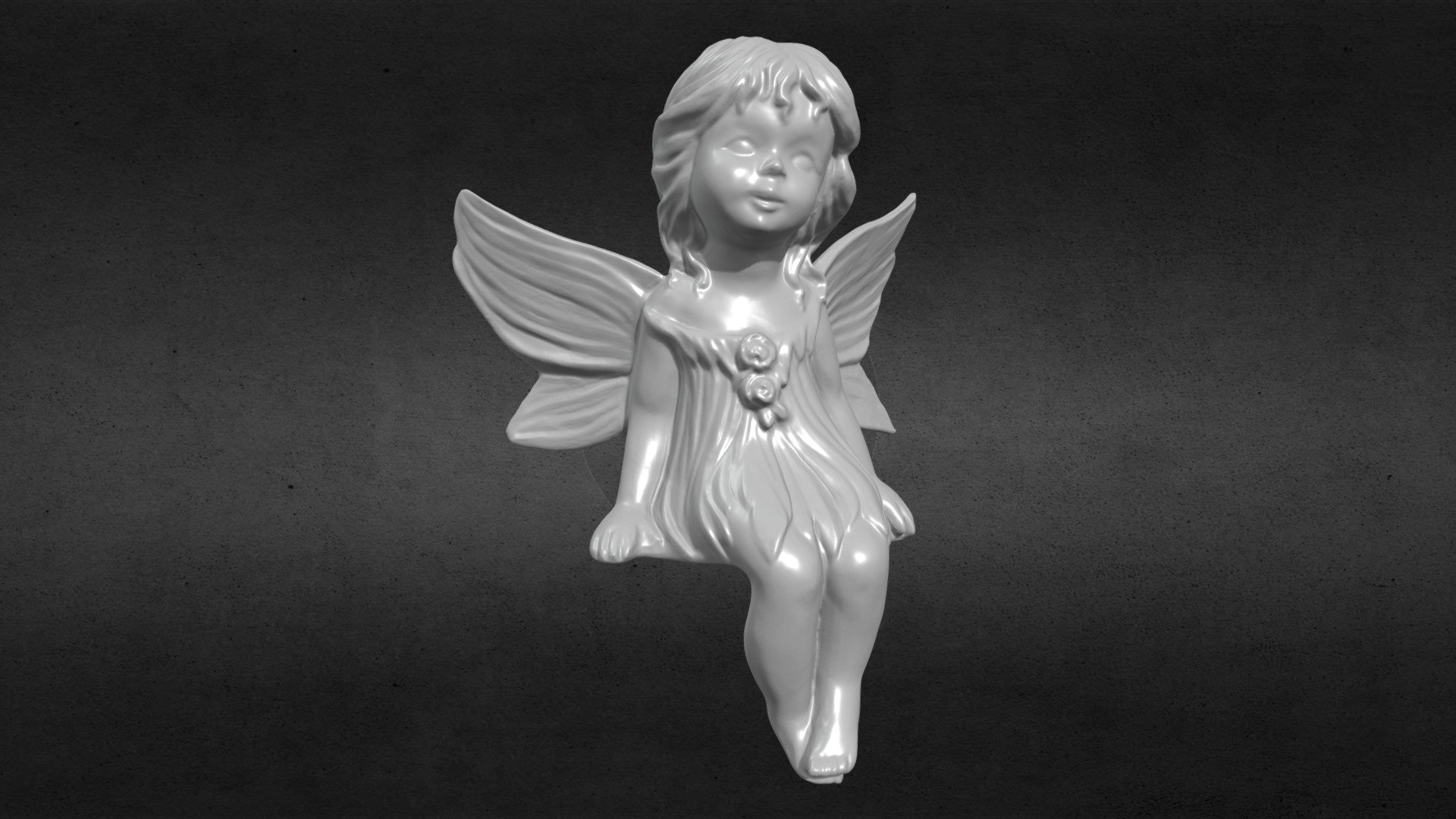 3D Scanned Angel Sculpture HD (Client Preview) - 3D model by ideabeans ...