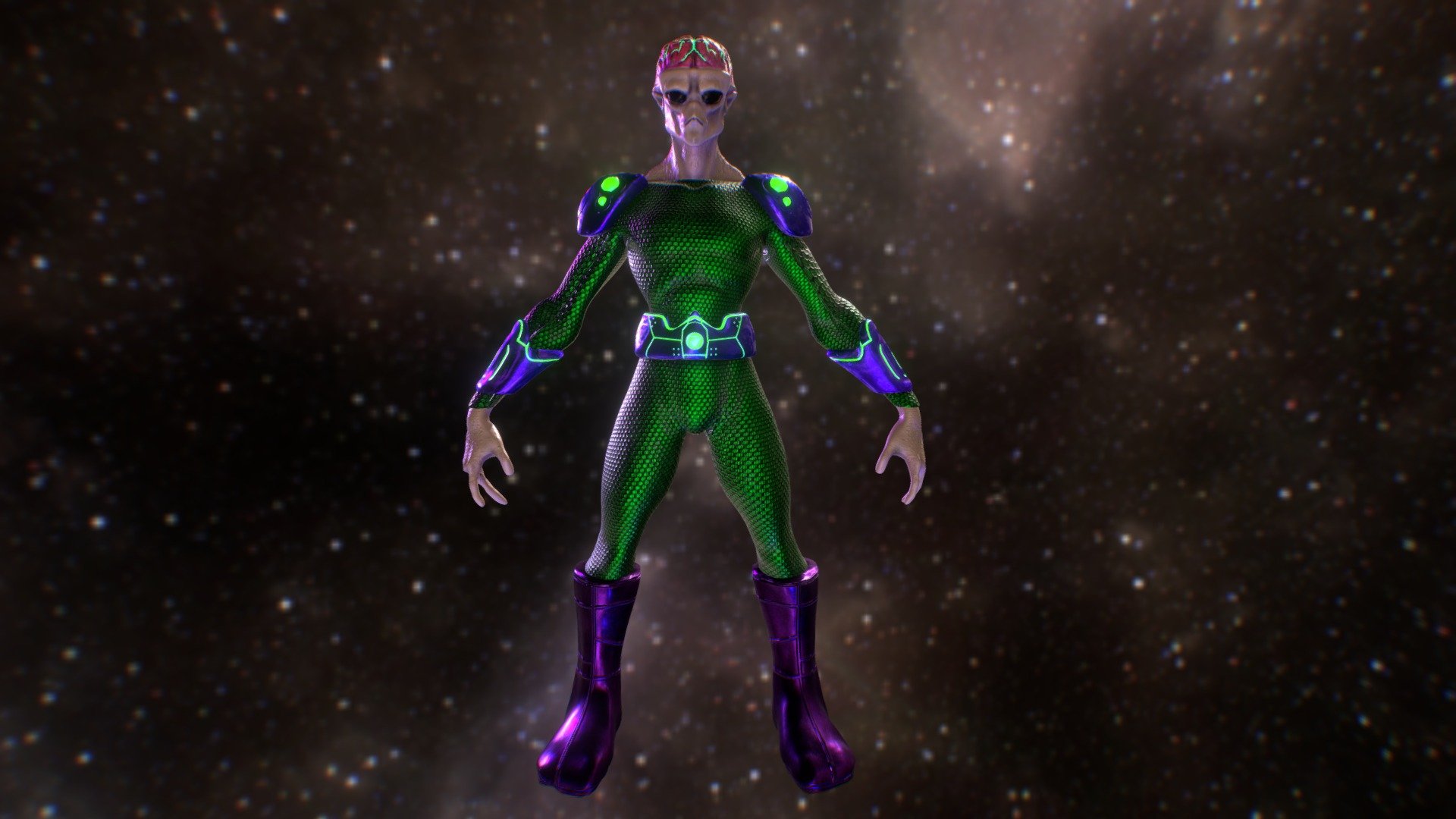 Alien-drone - 3D model by alexking (@alexmattking47) [087367f] - Sketchfab