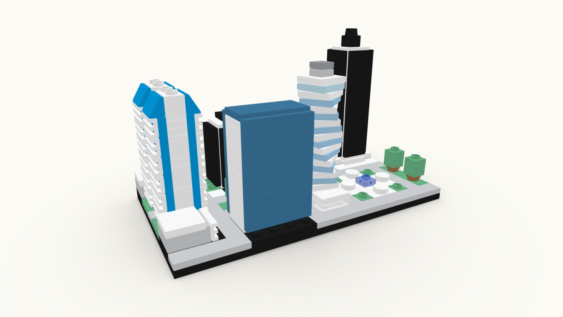 LEGO Business District MOC [#0066] - Download Free 3D model by The ...