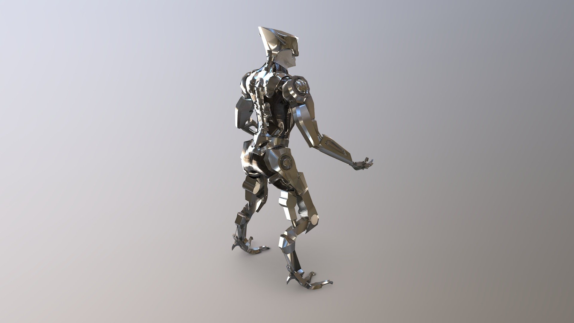 Cyborg - Download Free 3D model by huskisean1 [08746ae] - Sketchfab