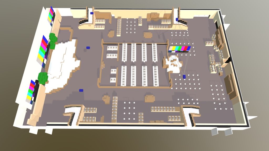 0126-1 Main Gaming Area V10 WIP - 3D model by Andrew Davies (@Flairltd ...