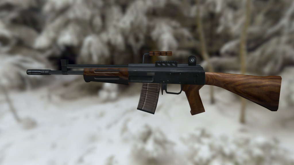 Indian ary INSAS rifle - 3D model by Dhaval Panchal (@panchaldhaval ...