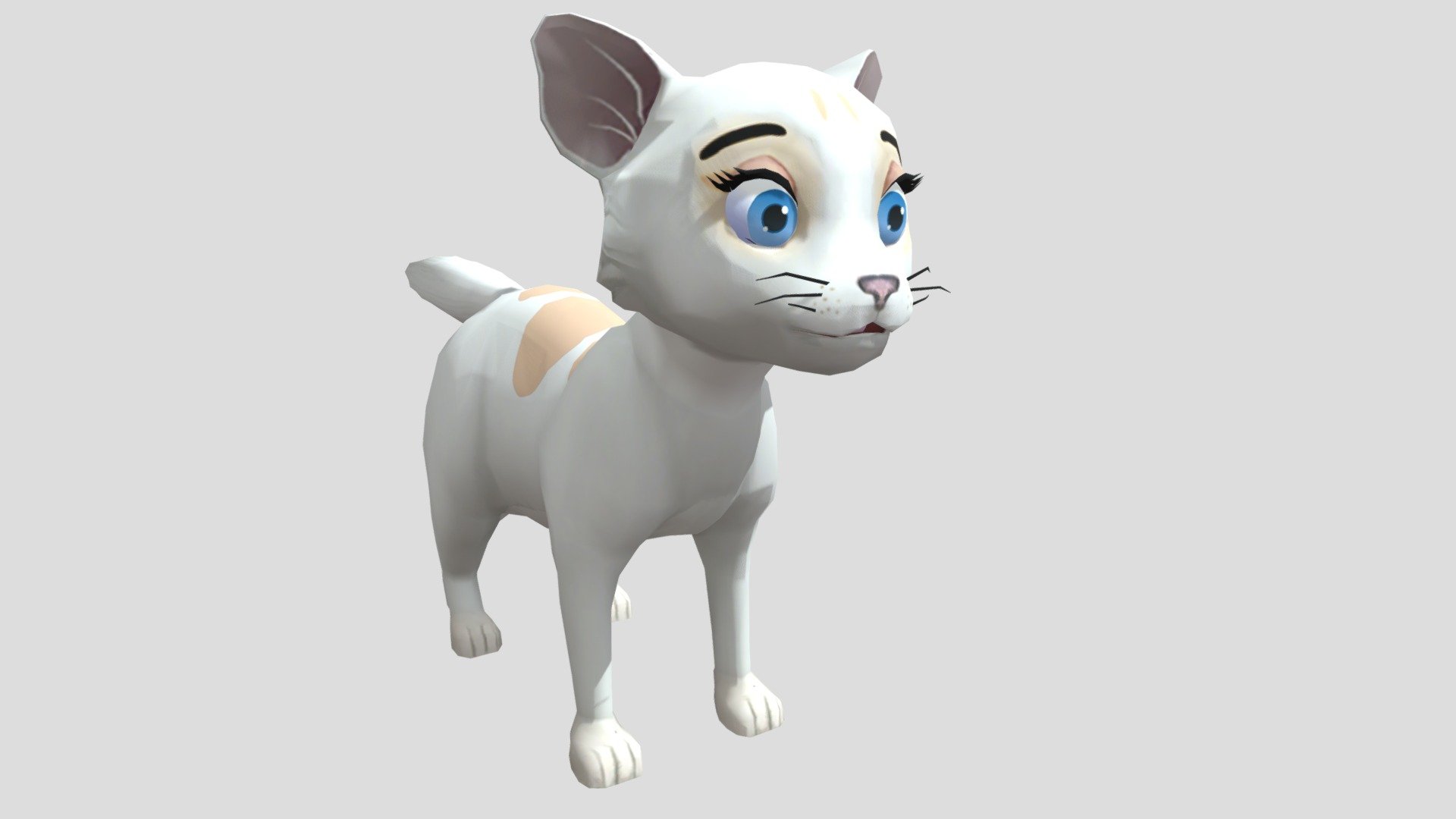 Cartoon Cat Rig - 3D model by farhananime [087639c] - Sketchfab