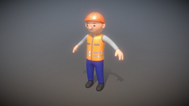 Construction-worker 3D models - Sketchfab