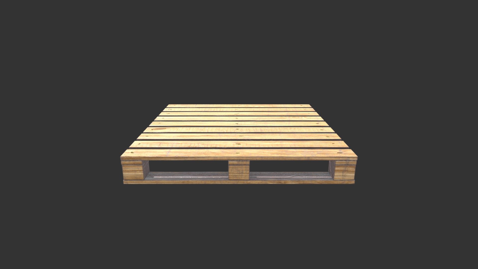 wooden pallet low-poly for game asset - Buy Royalty Free 3D model by ...