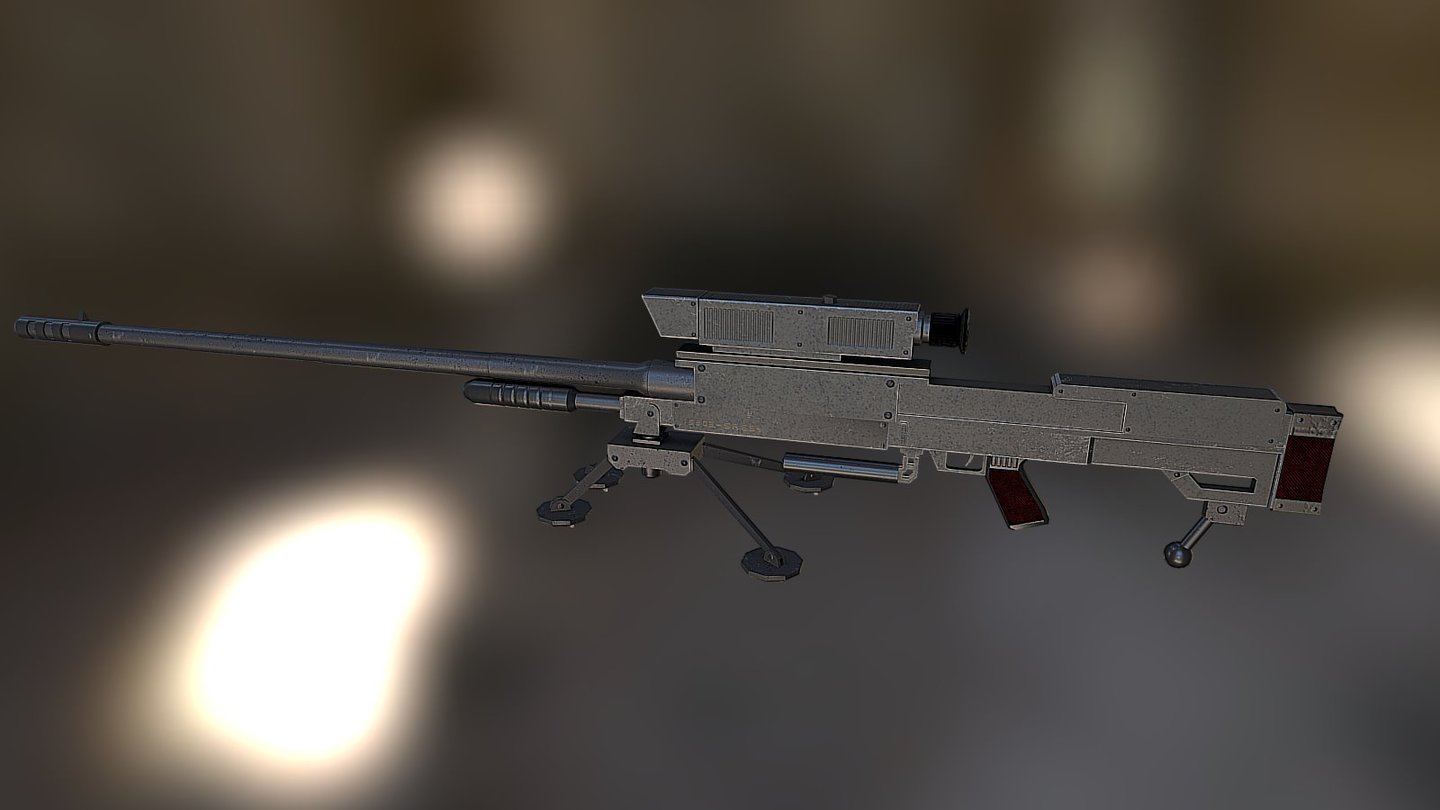 Sniper Rifle - 3D model by little_germany [08775cb] - Sketchfab