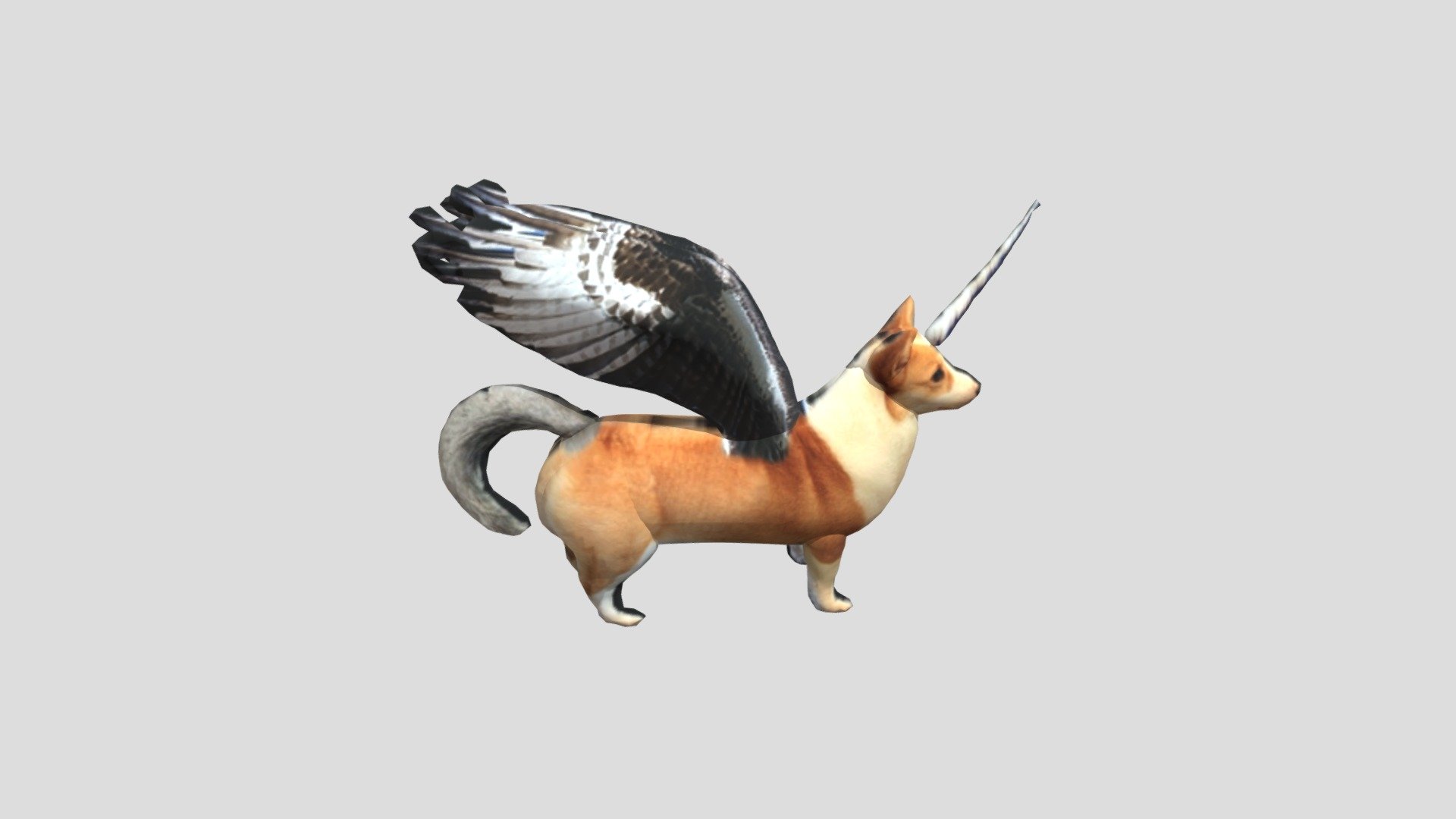the dog can fly - 3D model by richie550116 [0878574] - Sketchfab