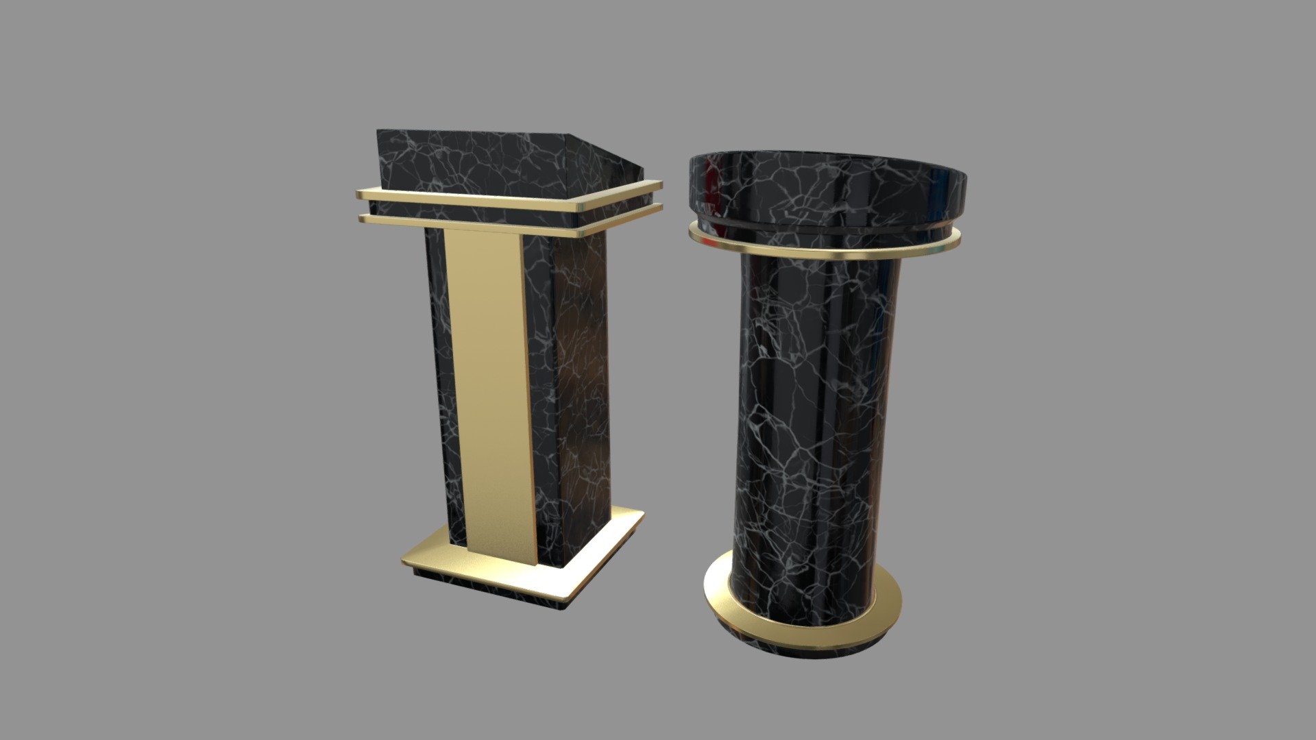 Modern Luxury Lectern Podium - Buy Royalty Free 3D model by ViperJr3D ...