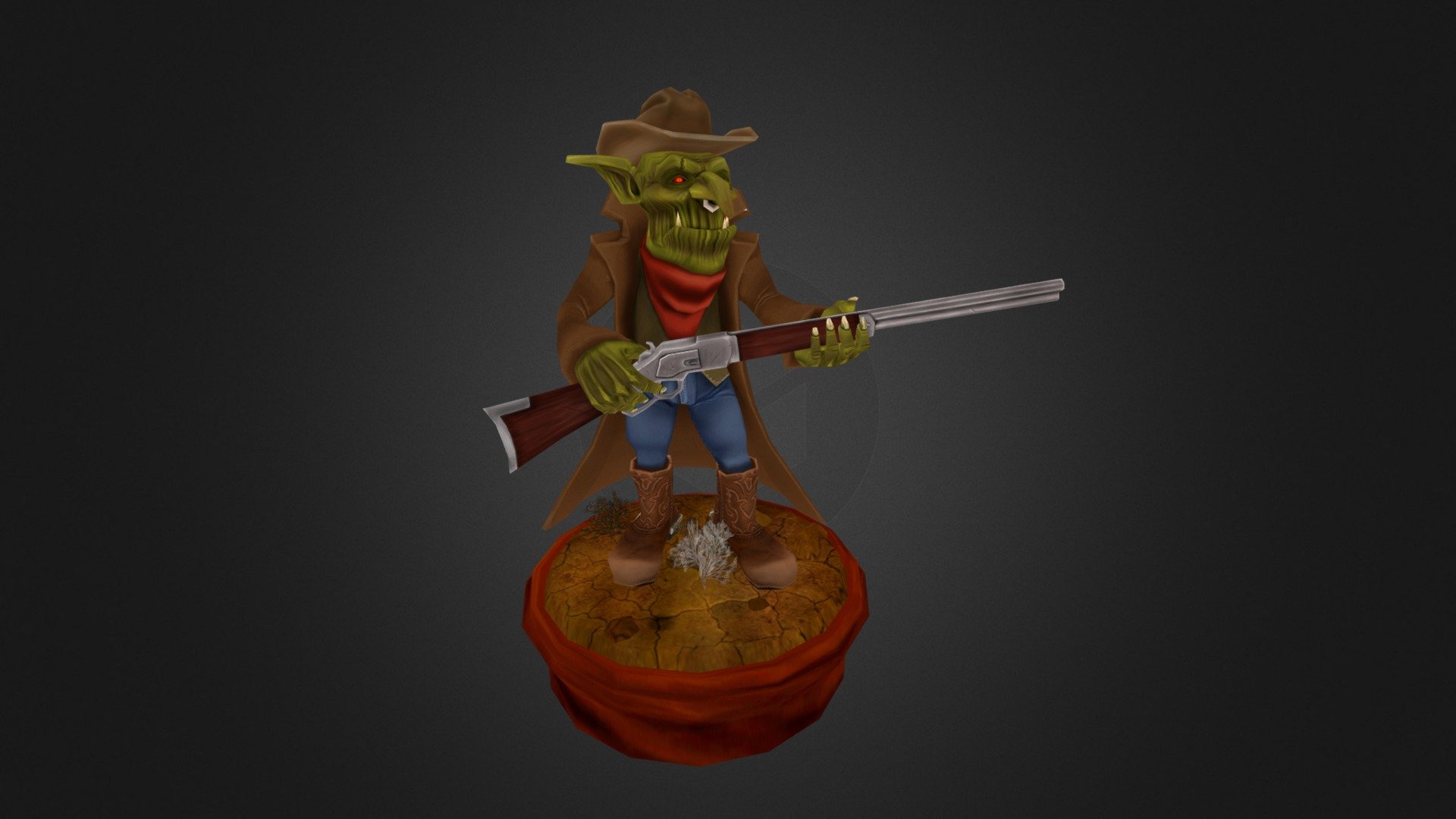 Cowboy Goblin - 3D model by norima3d [087a5ab] - Sketchfab