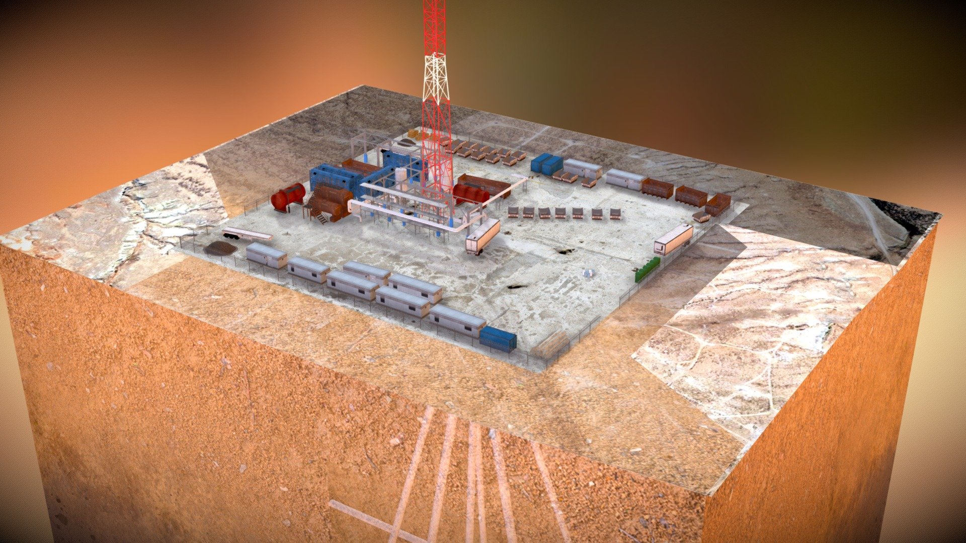 YPF - 3D model by Nicolas Piva (@NicolasPiva) [087b814] - Sketchfab