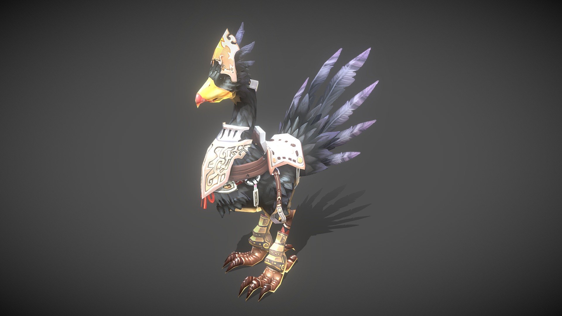 Anim Bird Ride 2 - 3D model by Pixelated Adventures ...