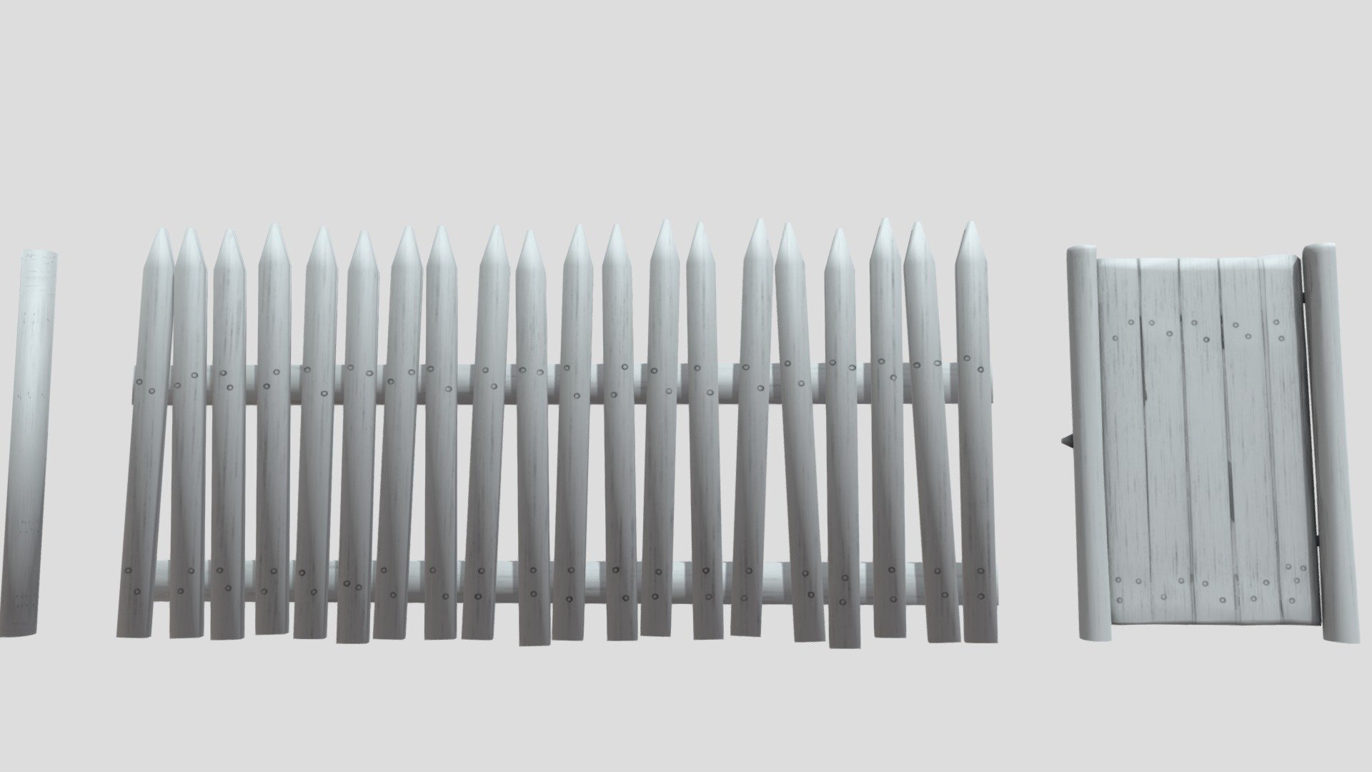 Fences - Download Free 3D model by Aron Studios (@AronGreene) [087bea7 ...