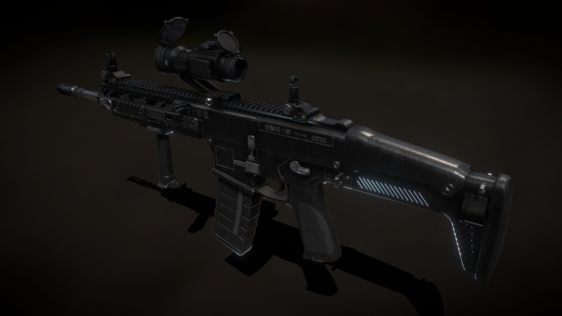 Howa Type 20 - Buy Royalty Free 3D model by Akinaro [087d38d ...
