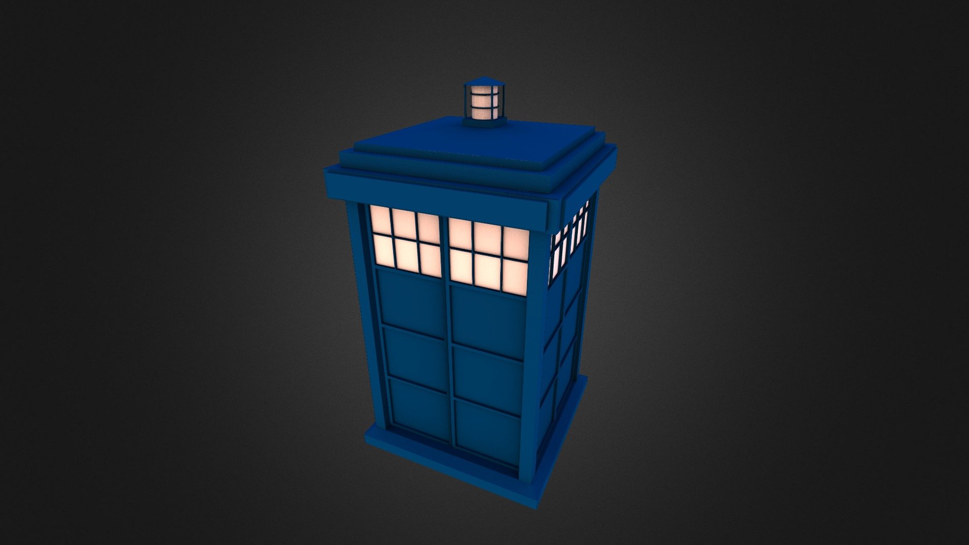 tardis - 3D model by Wiz [087d509] - Sketchfab