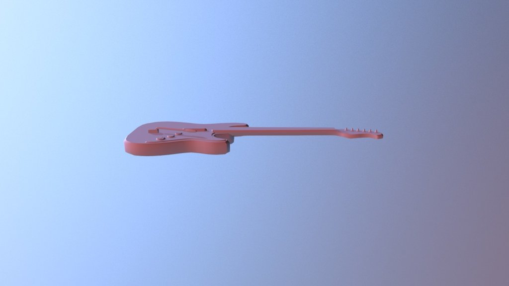 Guitar But It's Actually Done - 3D model by riffshepete [087e0fa ...